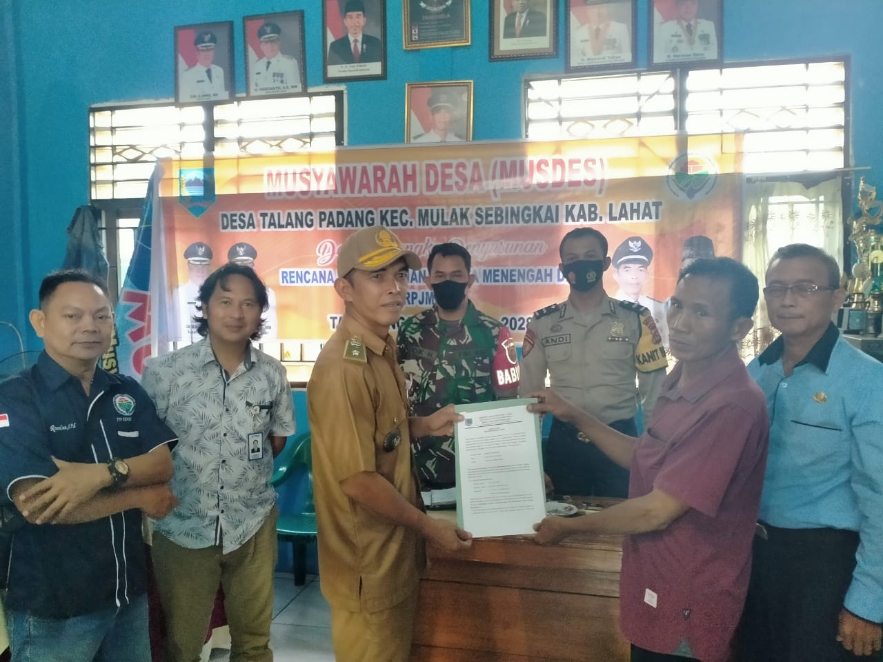 Desa Talang Padang Gelar Musdessus BLT- DD dan RPJMDes Tahun 2022 ...